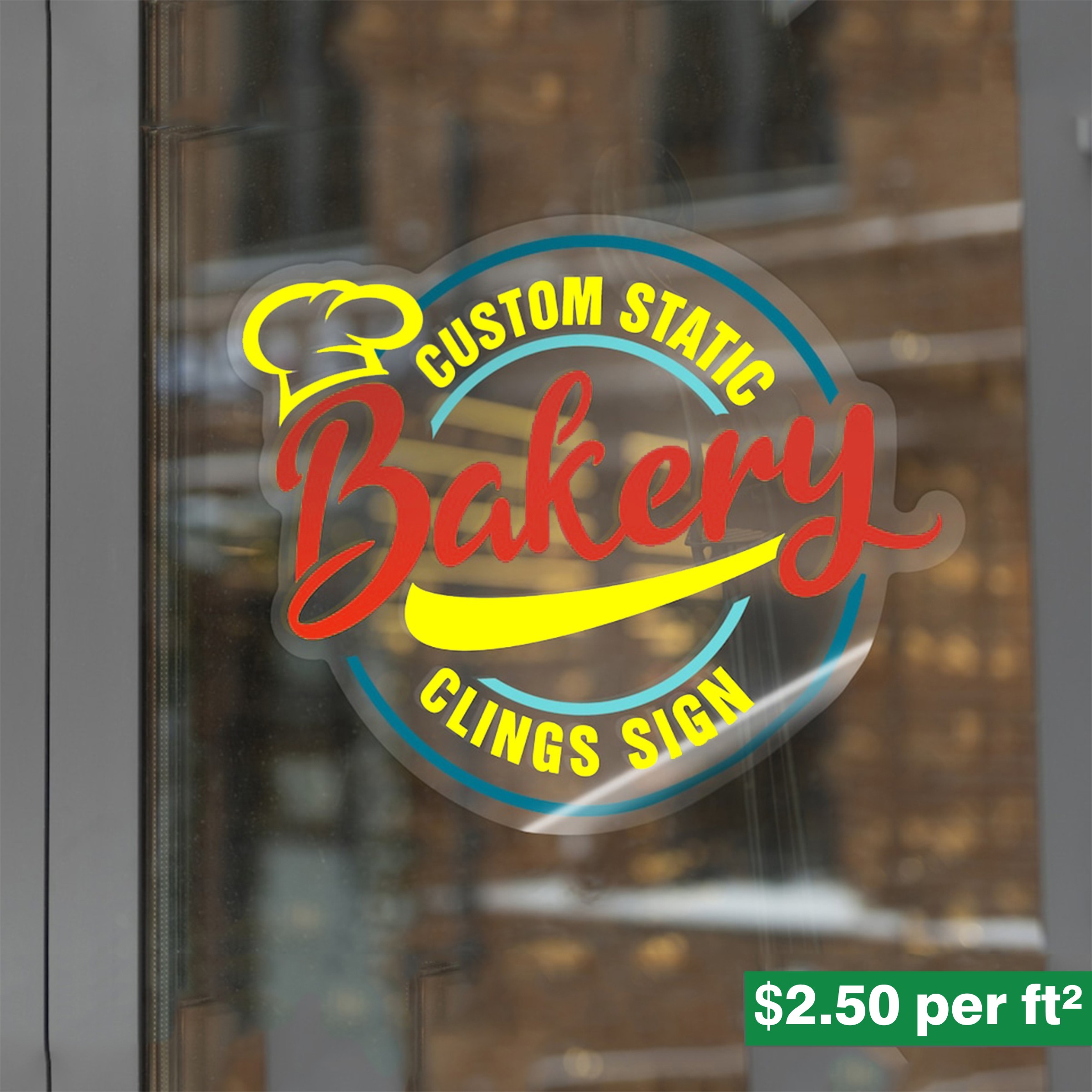 Static Window Cling - 6Sign