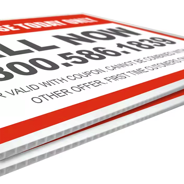 Coroplast Boards – Durable, Customizable Signage | All American Printing