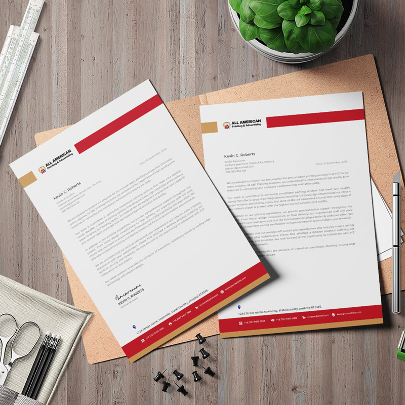 Custom Letterhead Printing – Premium Quality at Best Prices | All ...