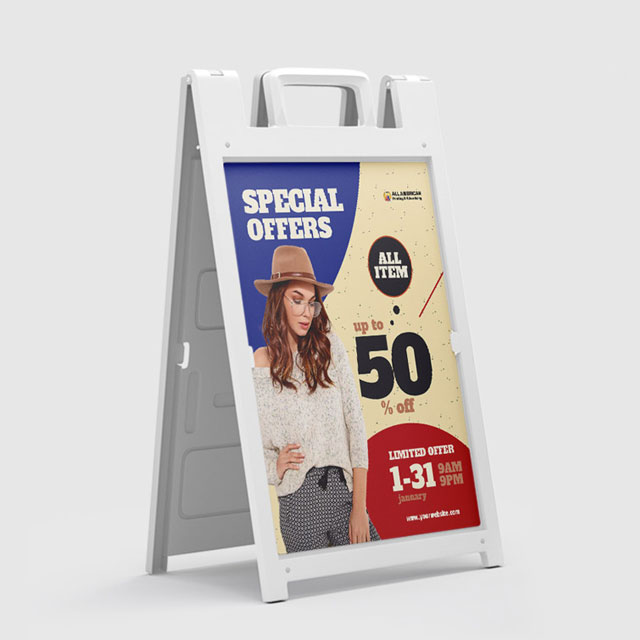 Signicade & Side Walk Signs – Durable Outdoor Advertising Solutions ...