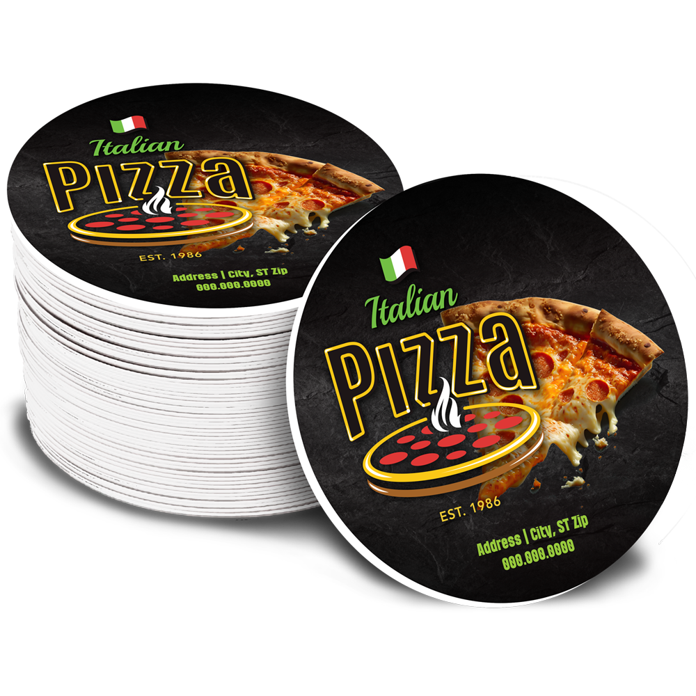 Custom Coasters on Board Stock | Durable & Stylish Drink Coasters