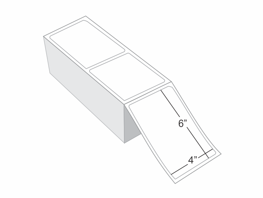 4 x 6" Direct Thermal Fanfold - Affinity Label, Inc.
