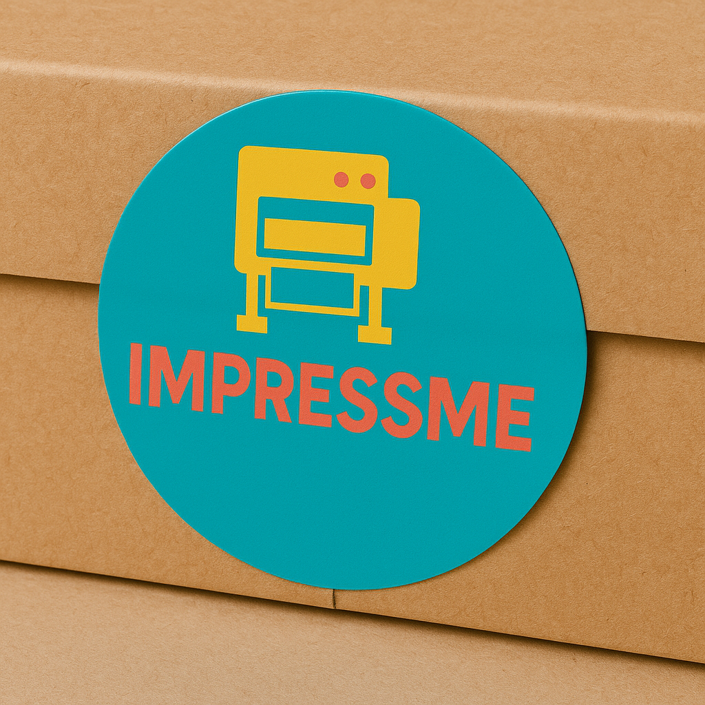 Stickers y adhesivos circulares personalizados | Impresión en papel ...