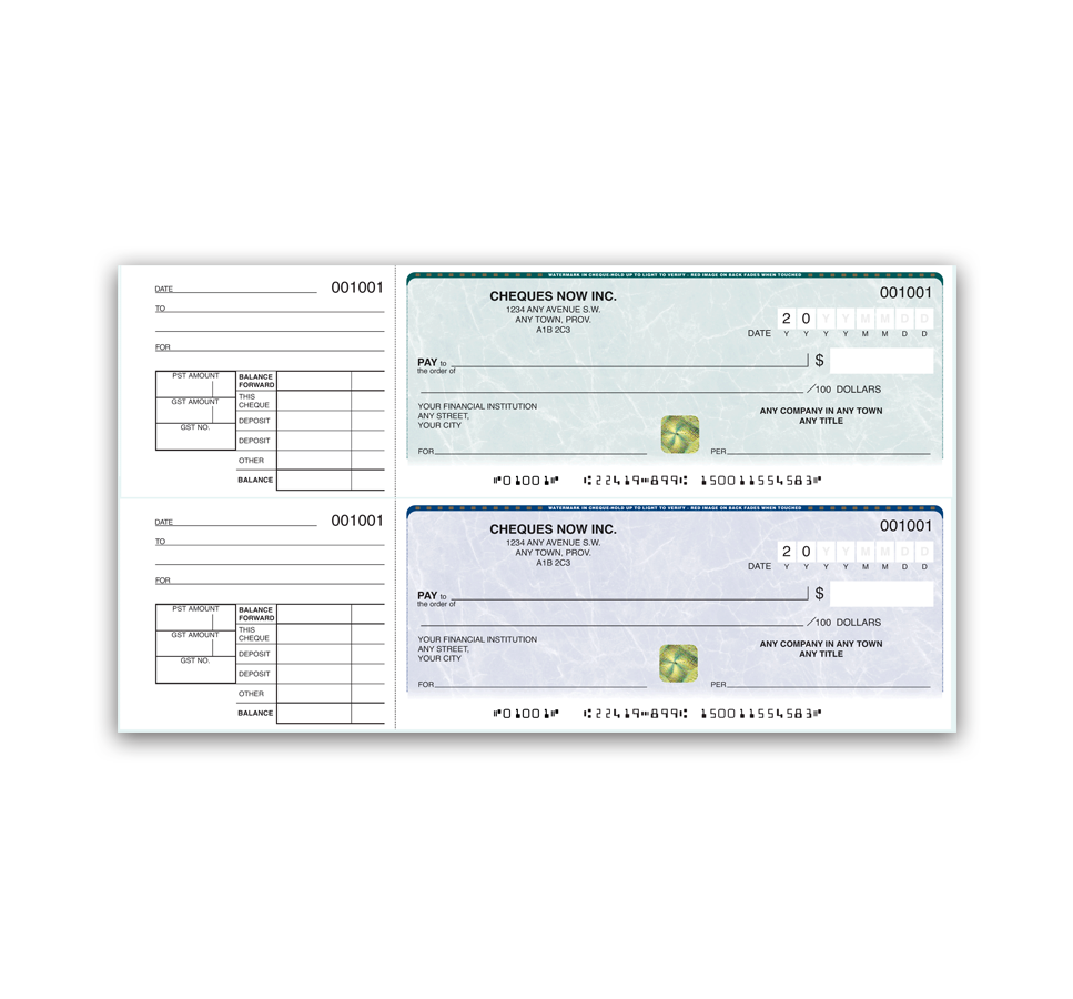 Reliable Custom Cheques – Secure & Professional | A&B Print Inc. in ...