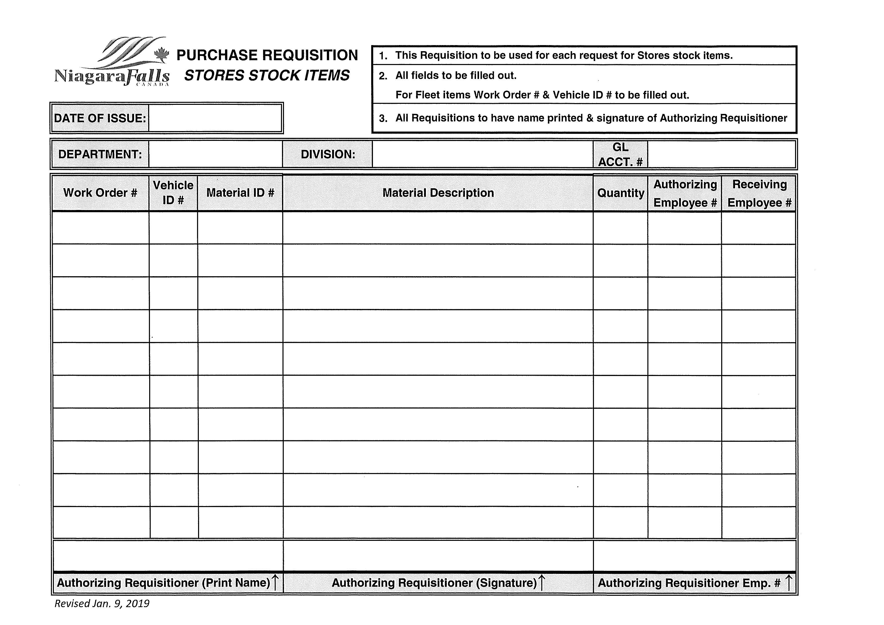 Purchase Requisition