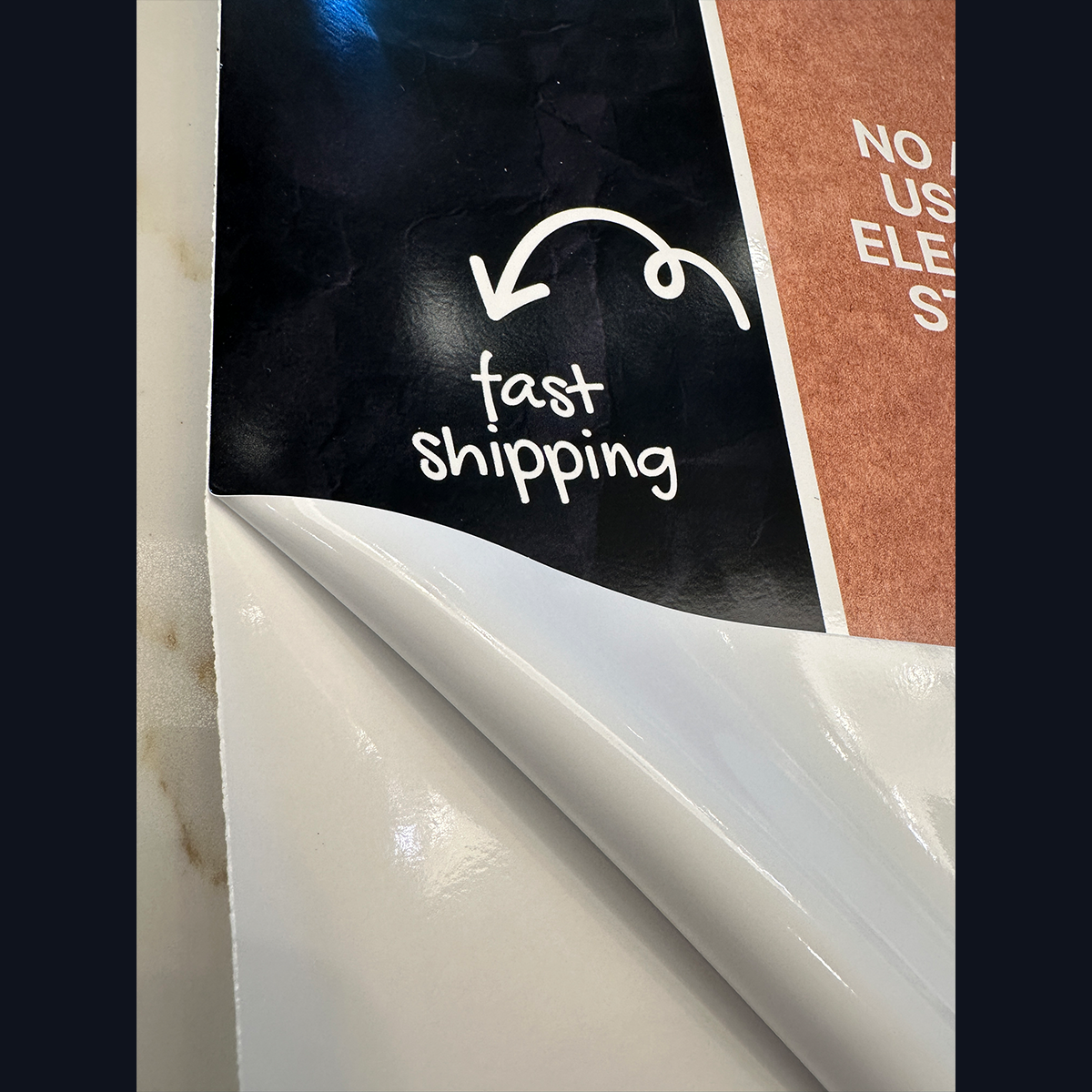 Static Window Cling | No Adhesive Window Sticker