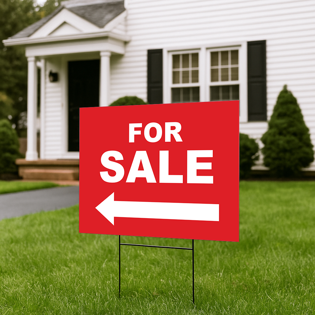 Directional Yard Signs - Print Tales