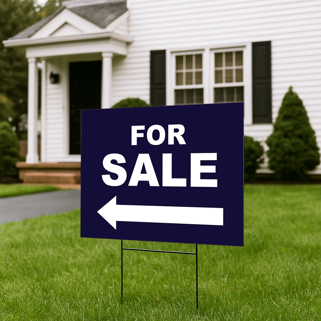 Directional Yard Signs - Print Tales