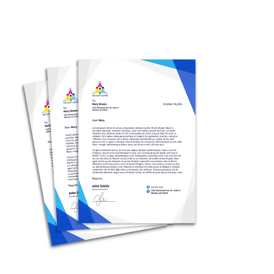 Custom Letterhead Printing | Catalyst Studioz