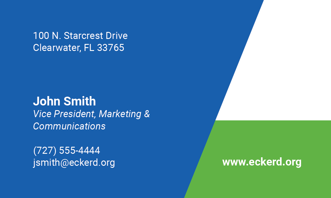 Eckerd Workforce Development Business Cards - Eckerd Connects