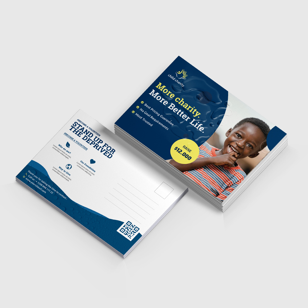 Custom Synthetic Postcards Printing - High Quality & Fast Turnaround