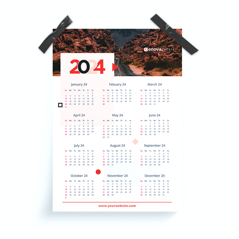 Poster Calendar - Enova Create