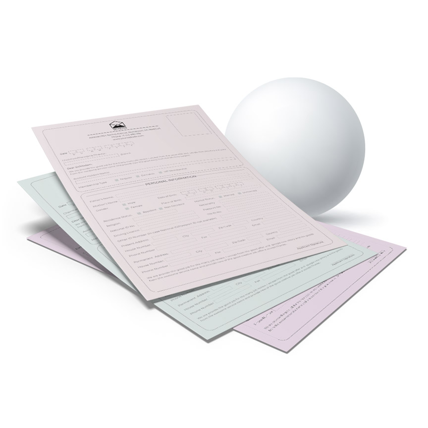 NCR Form - Tape and Twine