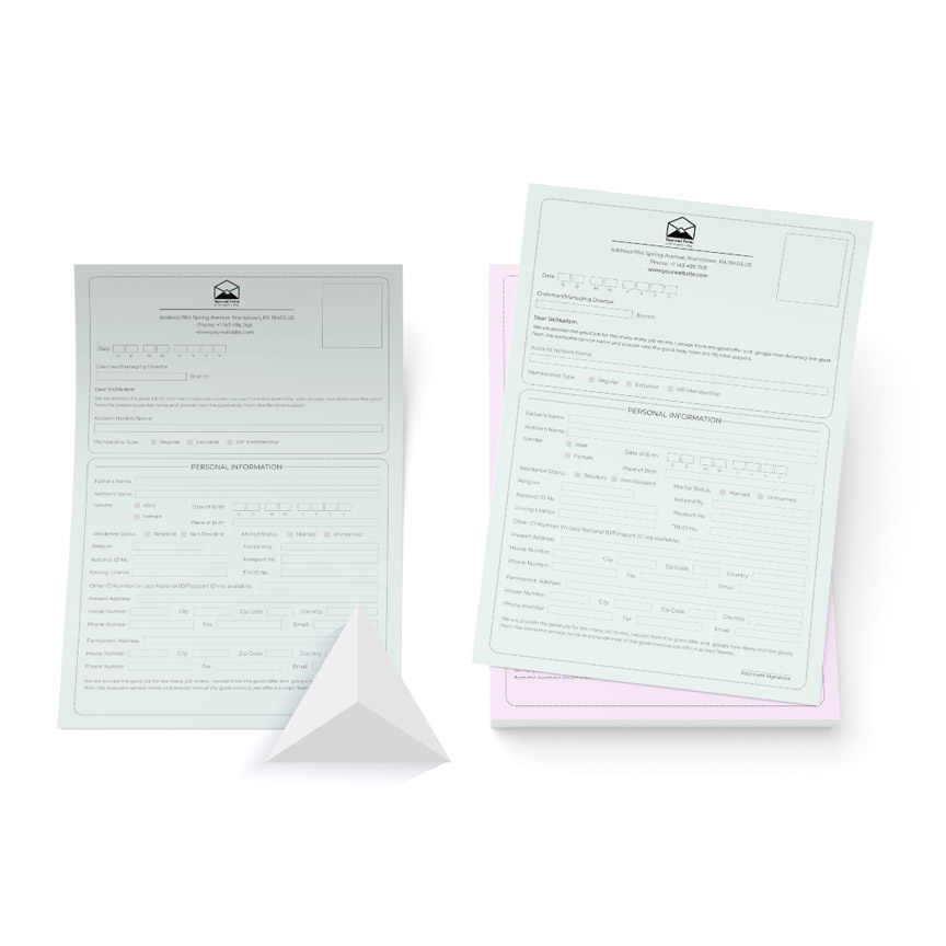 NCR Form - Tape and Twine