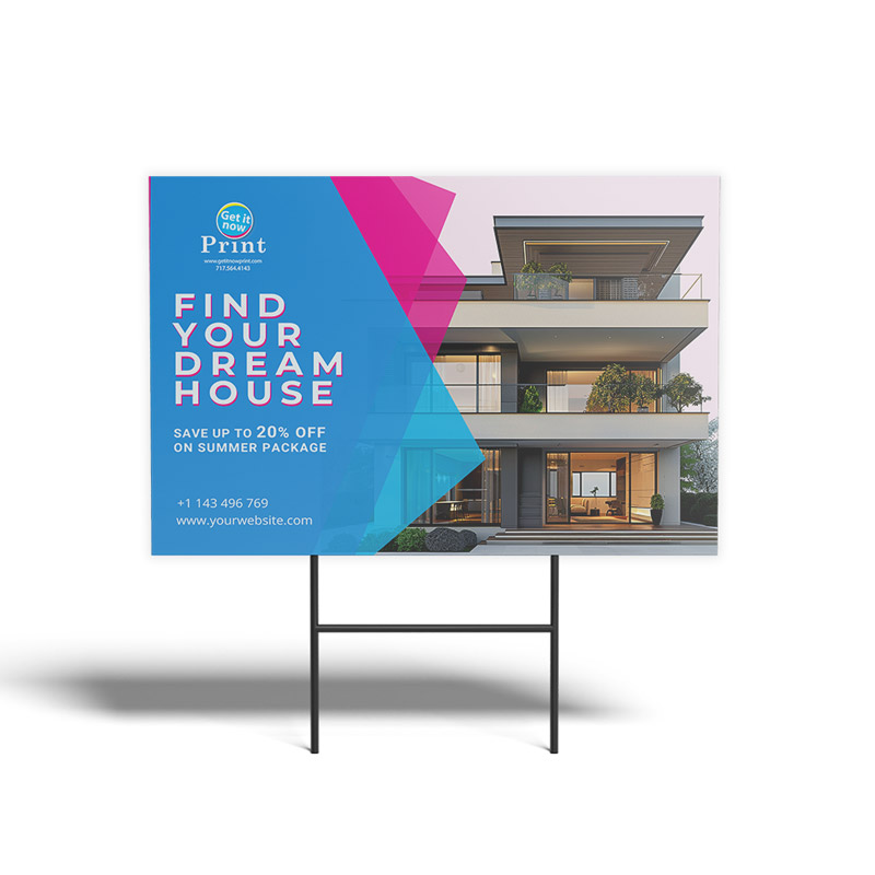Yard Signs - Get it Now Print