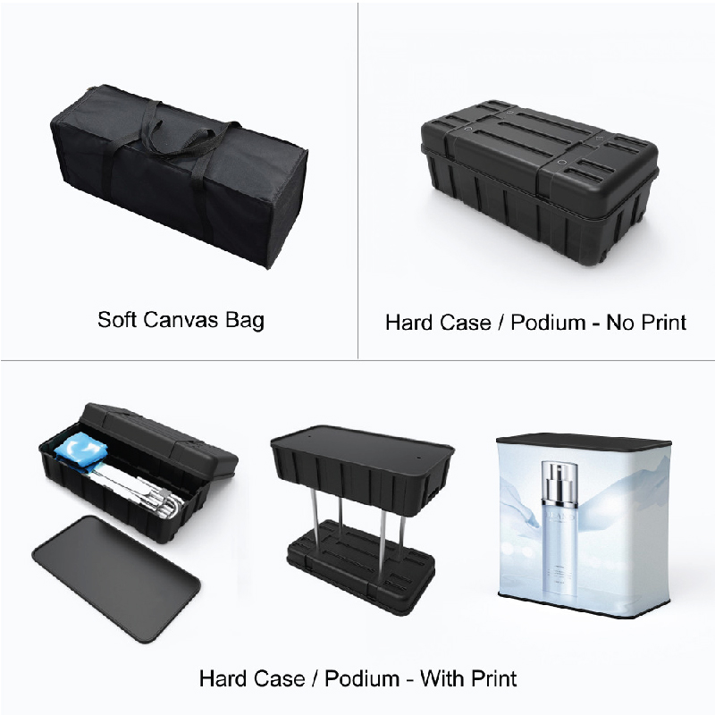 10' Straight Velcro Fabric Pop Up Display - Image Workshop