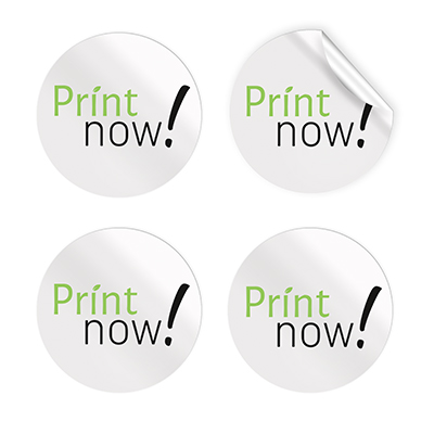 Sticker Redondo - Print Now