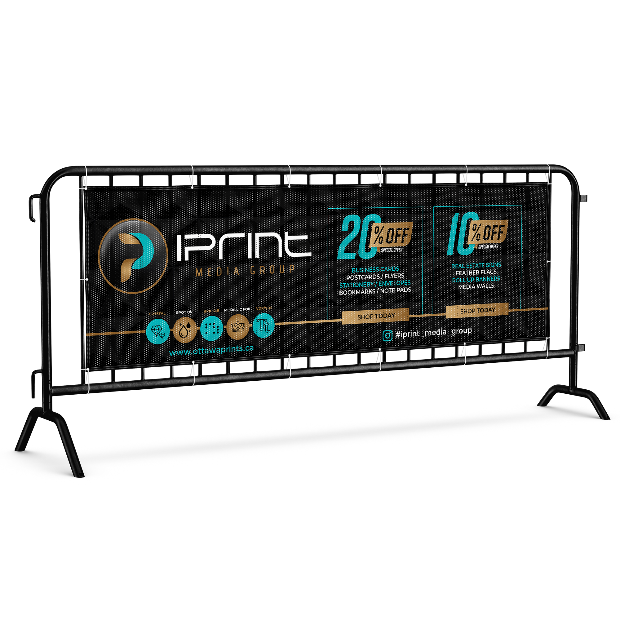 Custom Mesh Fence Banner Printing Ottawa | Premium Printing and ...