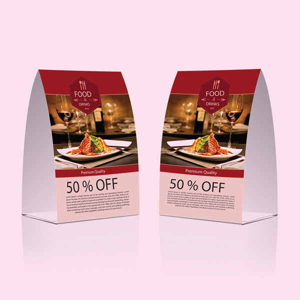 Table Tent Cards - James River Printing