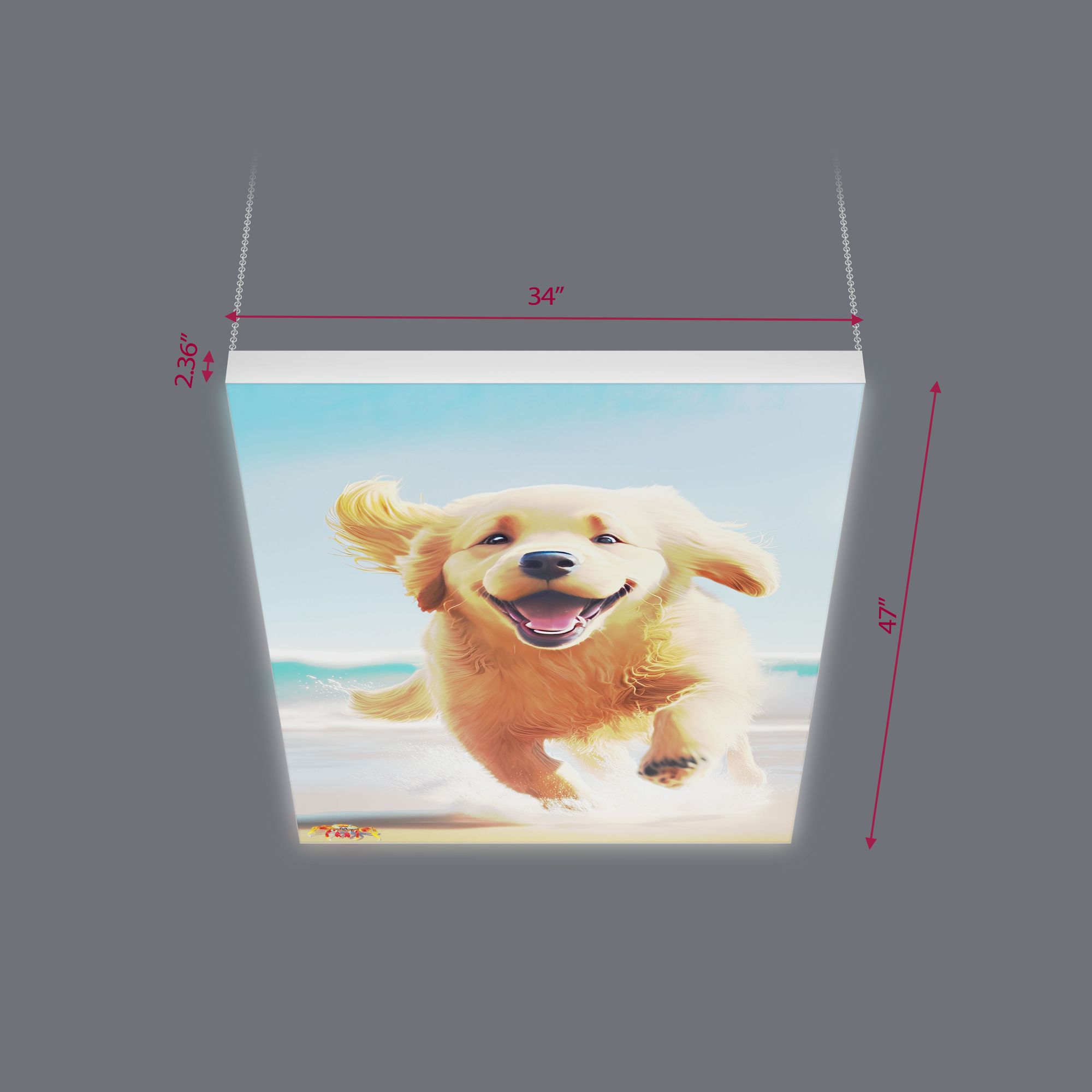 3ft Small SEG Backlit Display