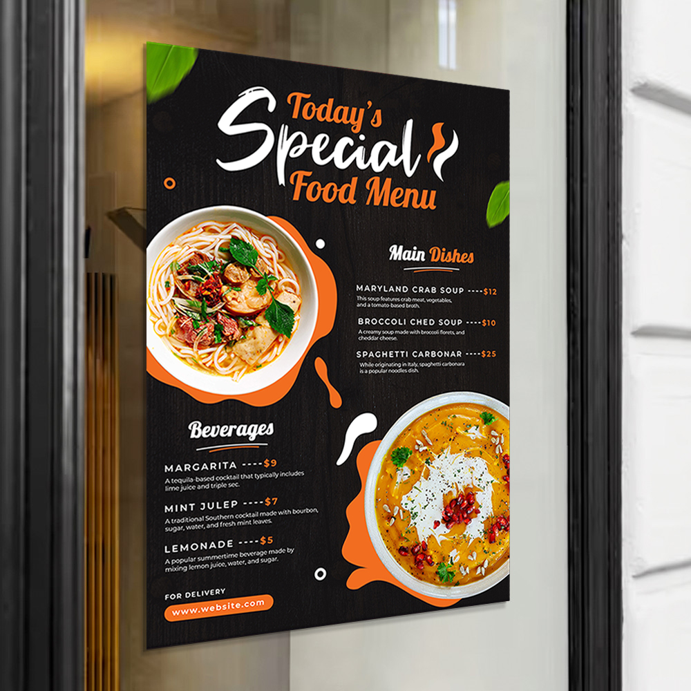 Explore Custom Premium Window Cling Templates & Personalize Instantly