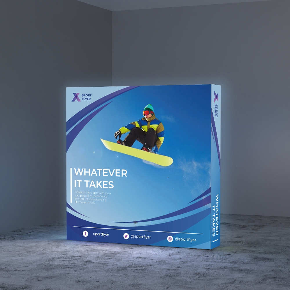 8ft SEG Backlit Popup Display - LASCO PRINT