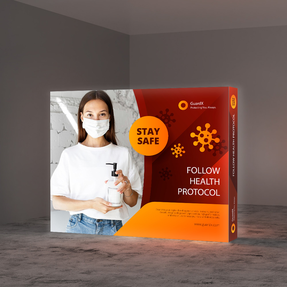 10ft SEG Backlit Popup Display - LASCO PRINT