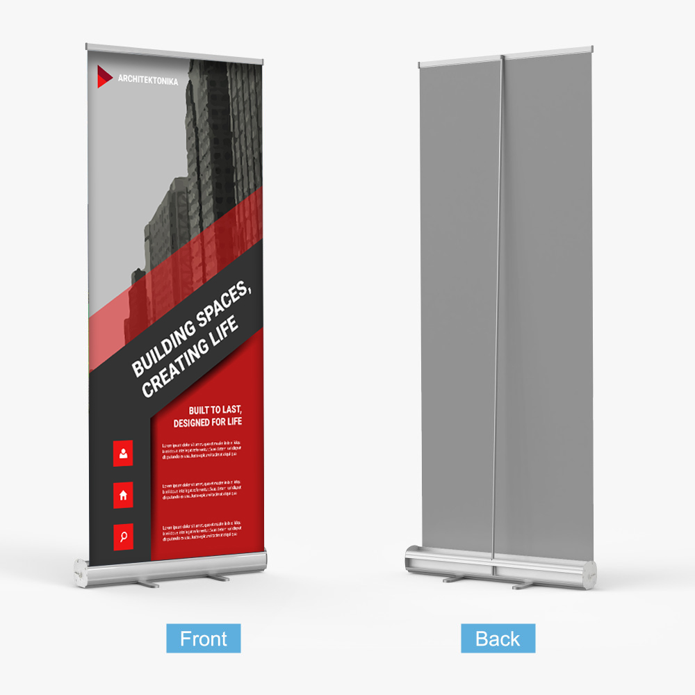 Retractable Roll Up Banner - LASCO PRINT