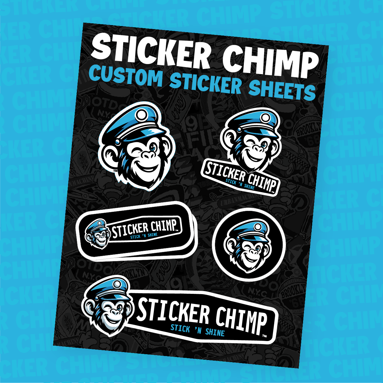 Custom Sticker Sheets -Multiple Designs -StickerChimp™