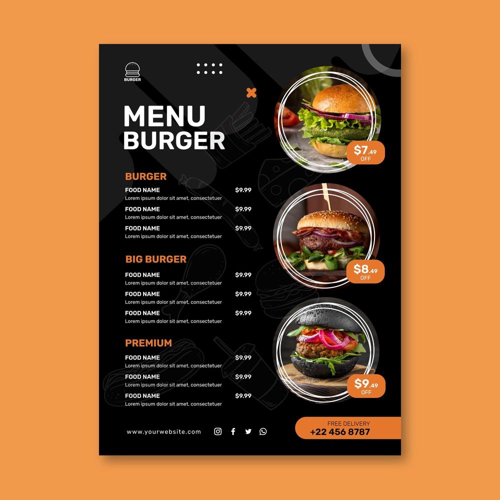 Menús Impresos para Restaurantes y Cafés | Megaprint
