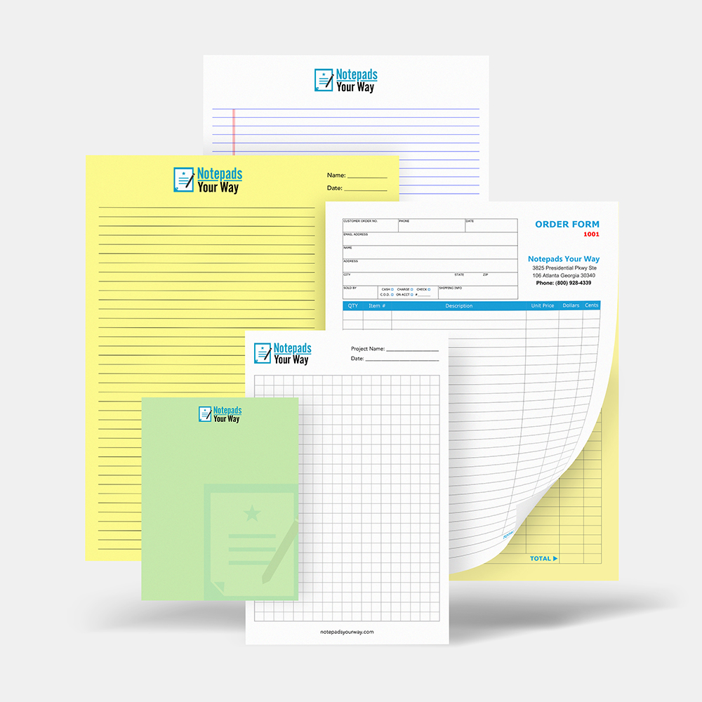 Custom Notepads & Personalized Stationery | Notepads Your Way