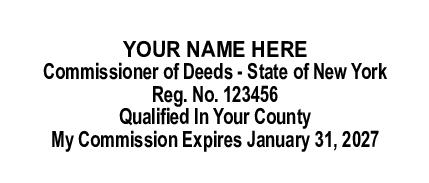 Trodat 4913 Self-Inking Notary Commission Stamp - Flame Red