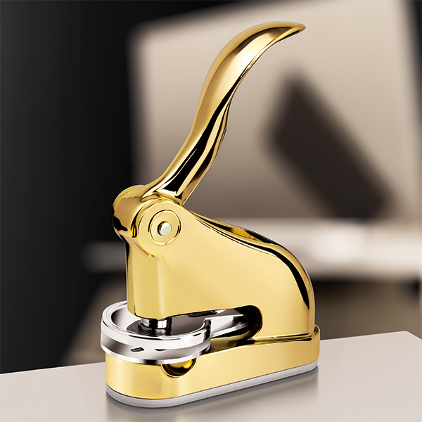 Corporate EG Cast Gold Desk Embosser