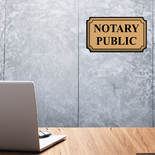 5" x 7" Notary Sign