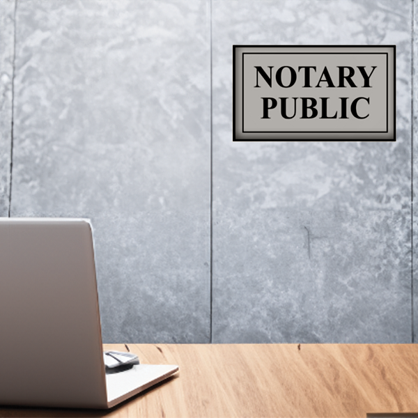 5" x 7" Notary Sign
