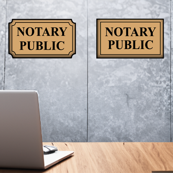 5" x 7" Notary Sign