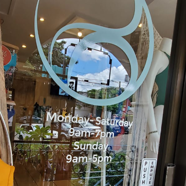 Window Vinyl Lettering - Pixelplus