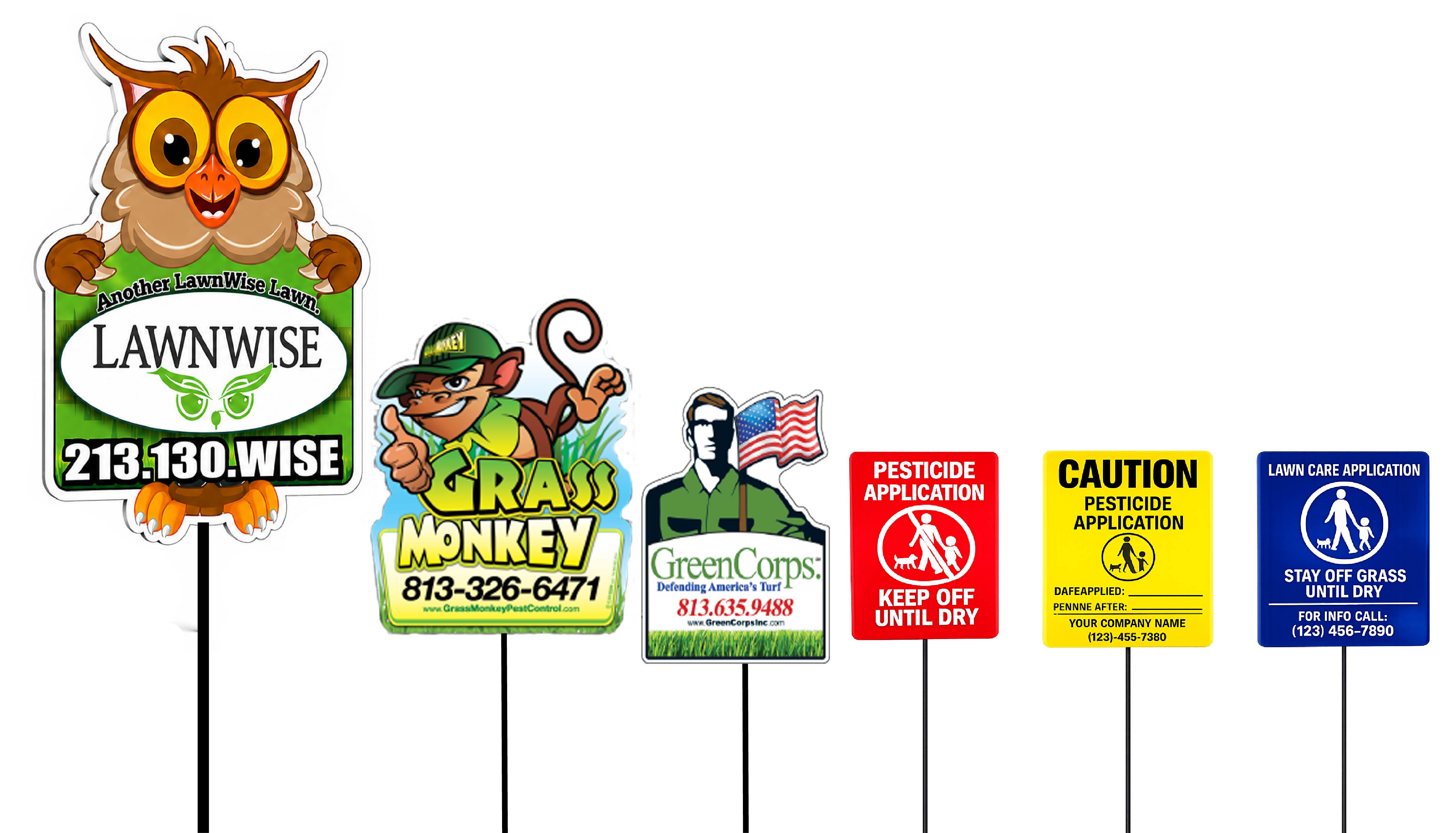 Custom Posting Signs | Yard Signs with Stakes | Full Color Outdoor Signs