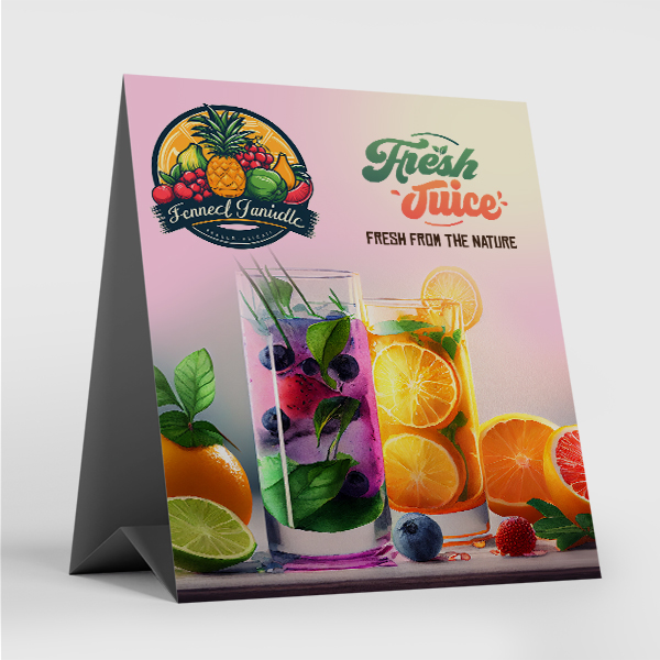 5 x 5.5 Table Tents - PostNet TX157