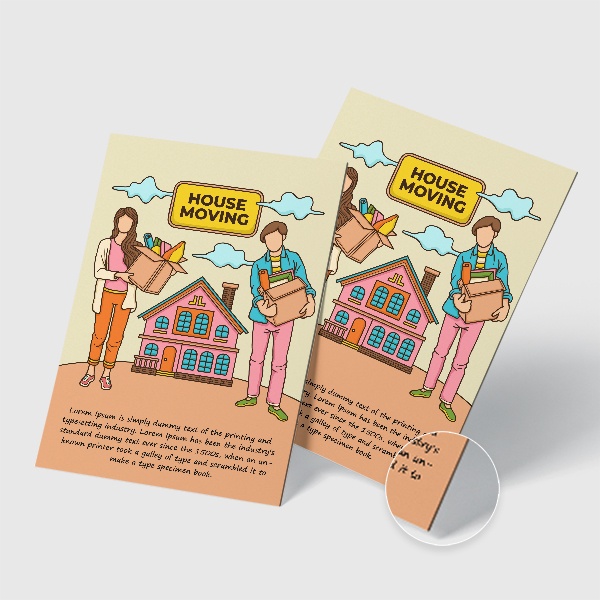 Black Edge Announcement Cards - PostNet TX157