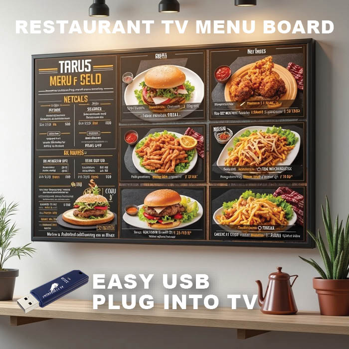 Custom TV Digital Menu Printing | High Quality & Fast Turnaround