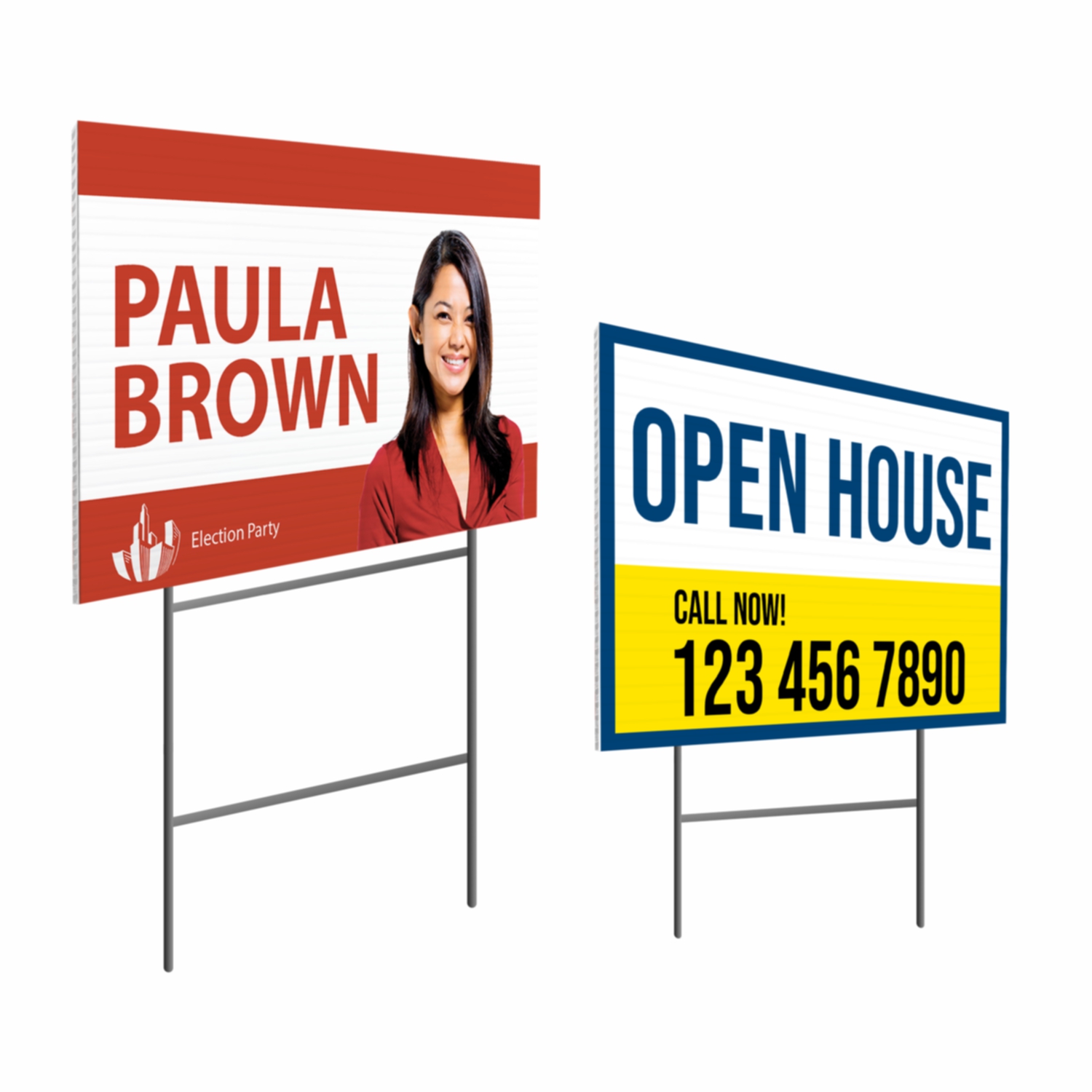Custom Support Canada Lawn Signs Printing — Kitchener & Cambridge