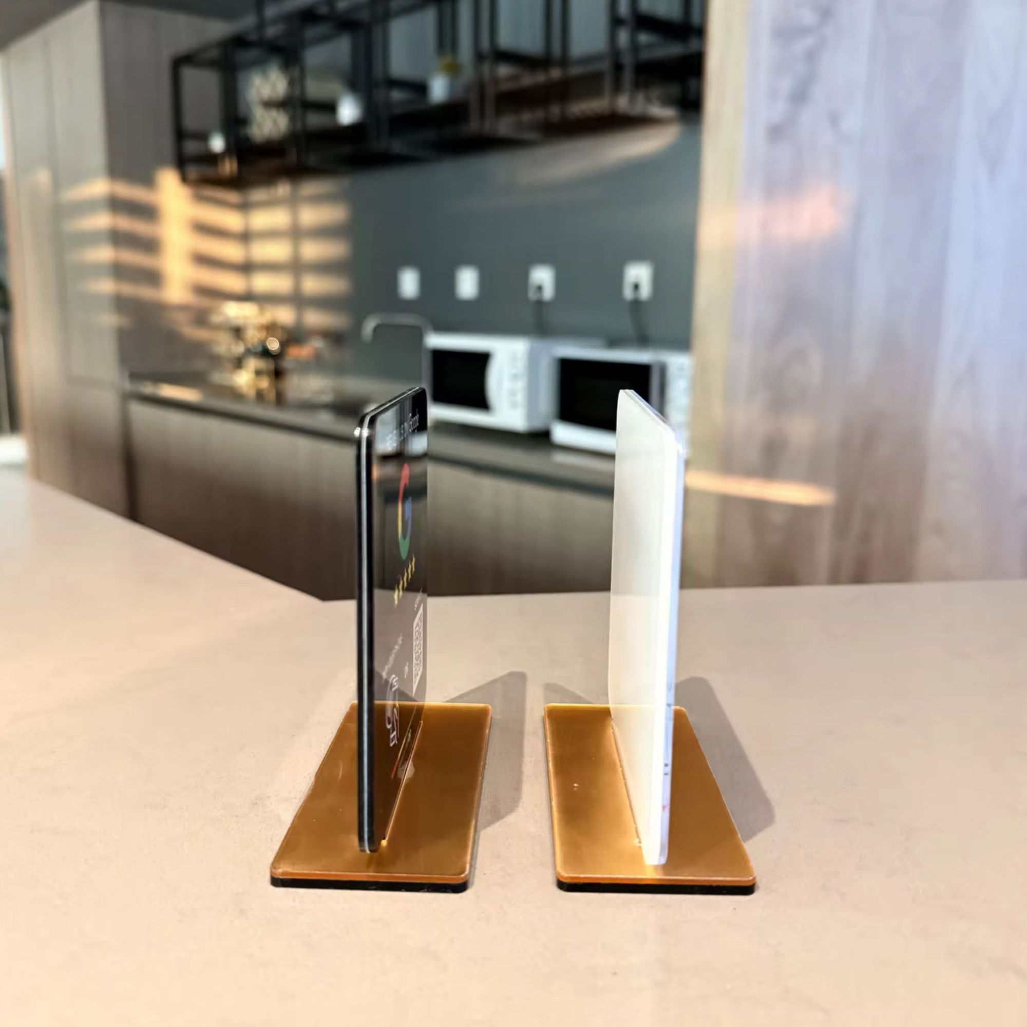 Custom Google Review Stand in Kitchener, Cambridge & Waterloo