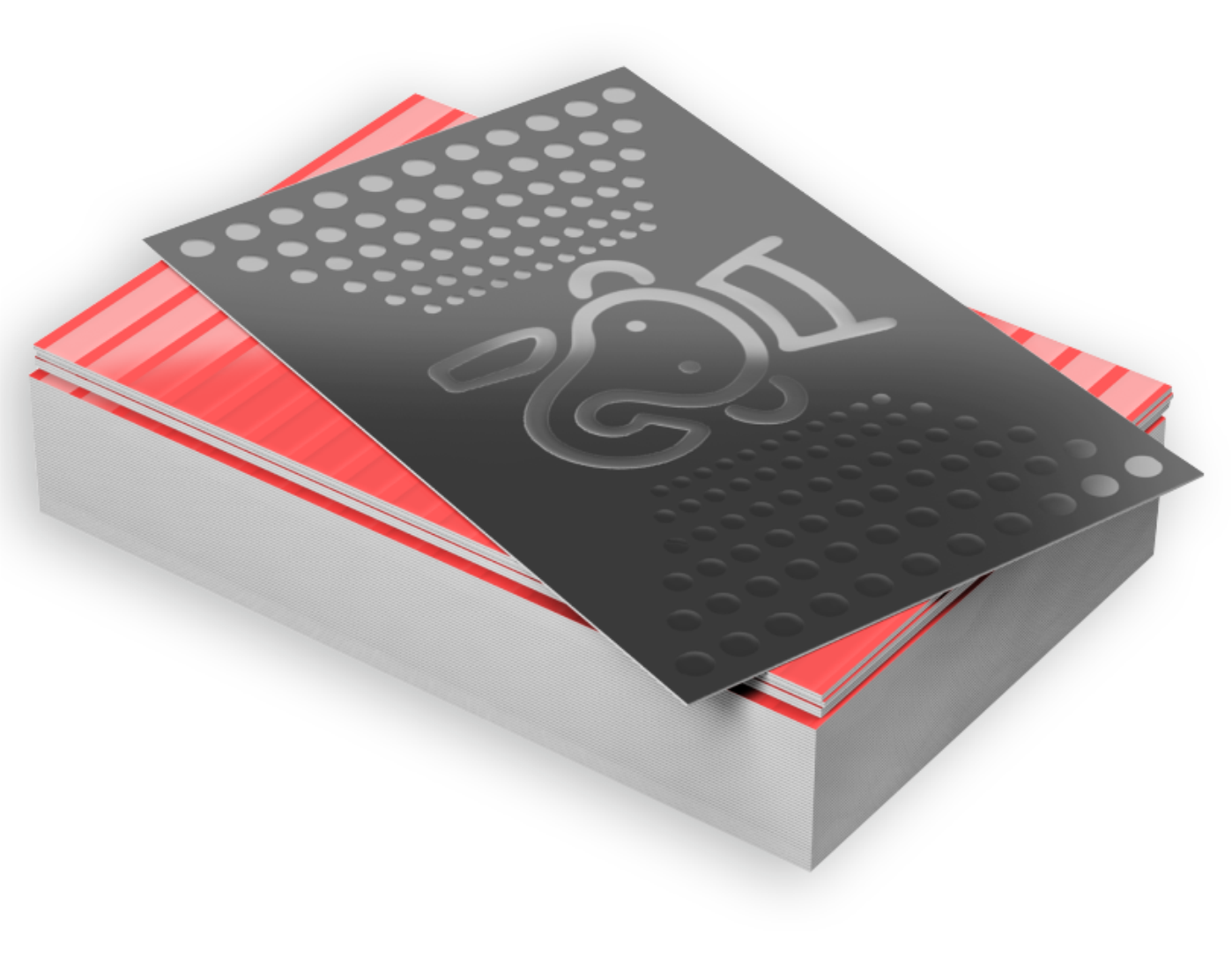 Embossed Spot UV (19PT) Business Cards Printing Kitchener | Cambridge ...