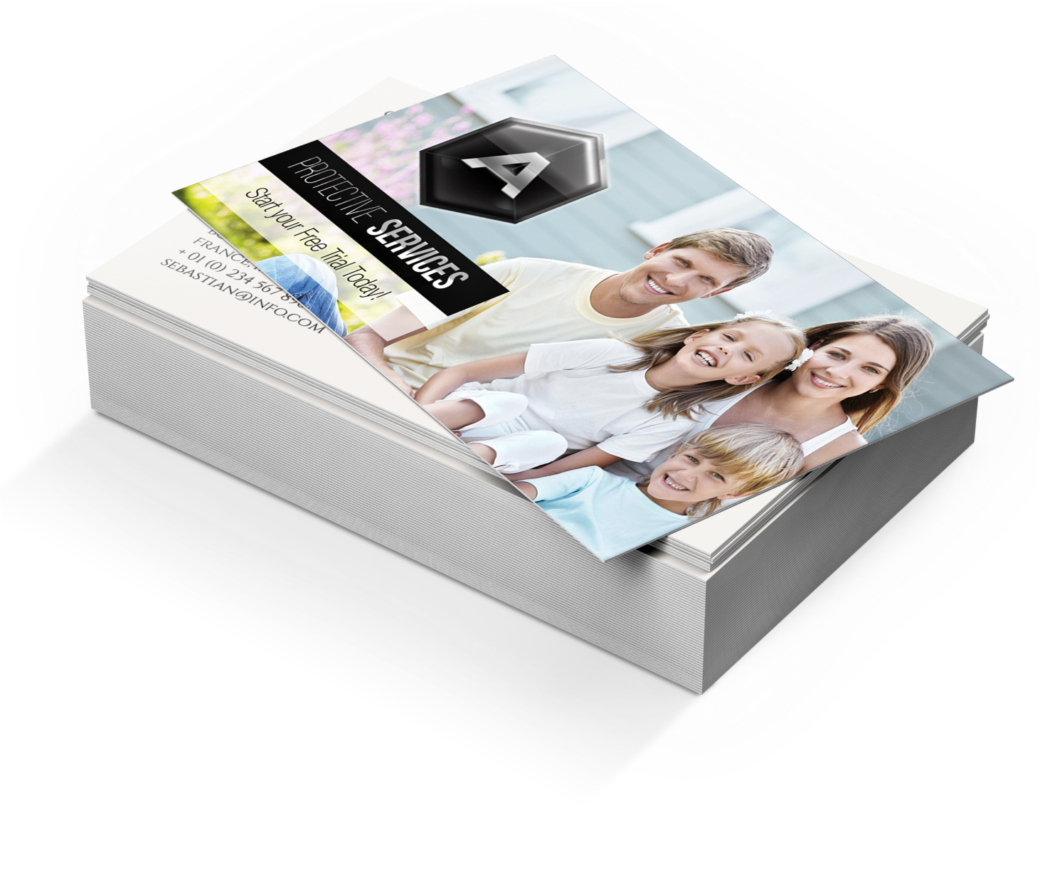 Embossed Spot UV (19PT) Business Cards Printing Kitchener | Cambridge ...