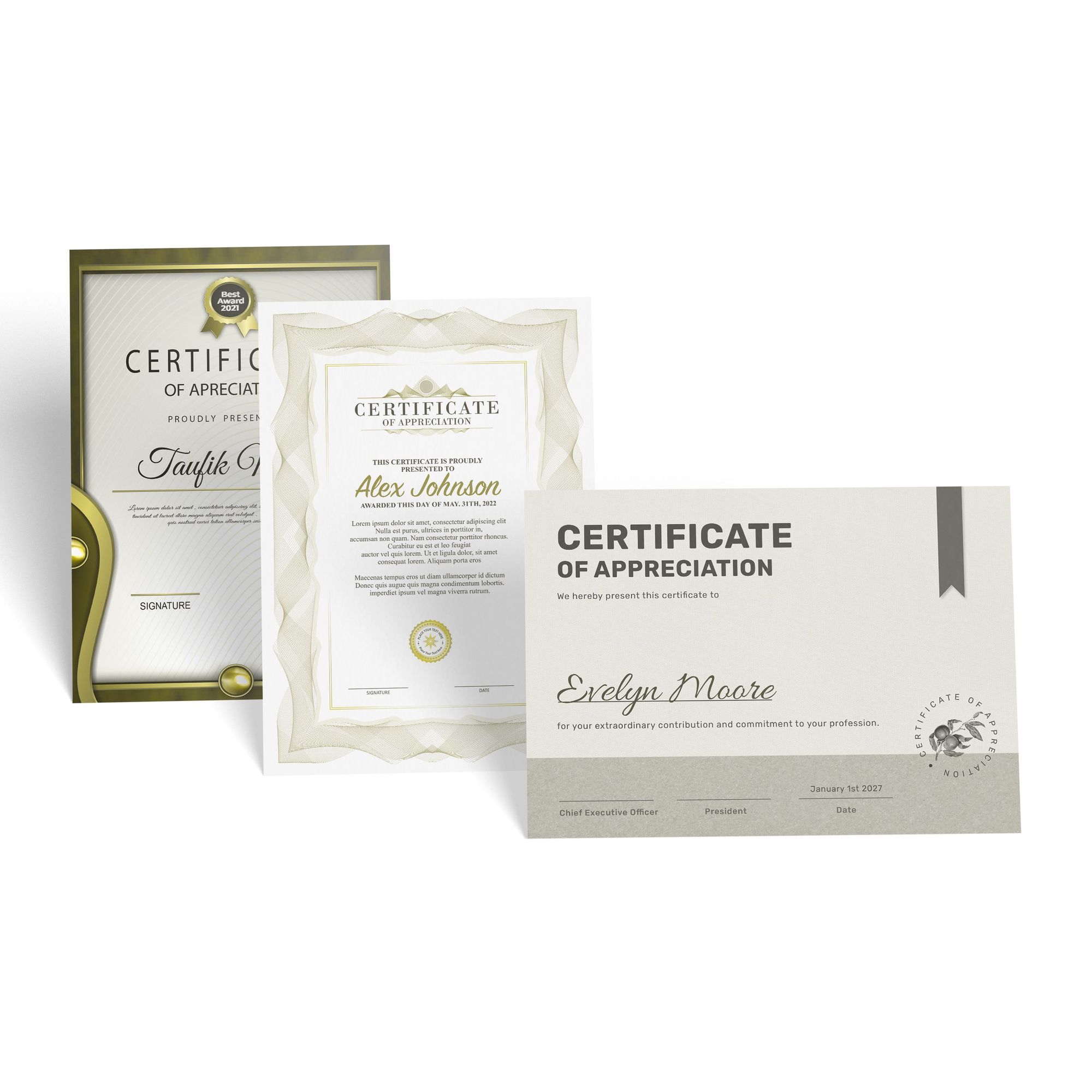 Explore Custom Glossy Certificates Templates & Personalize Instantly