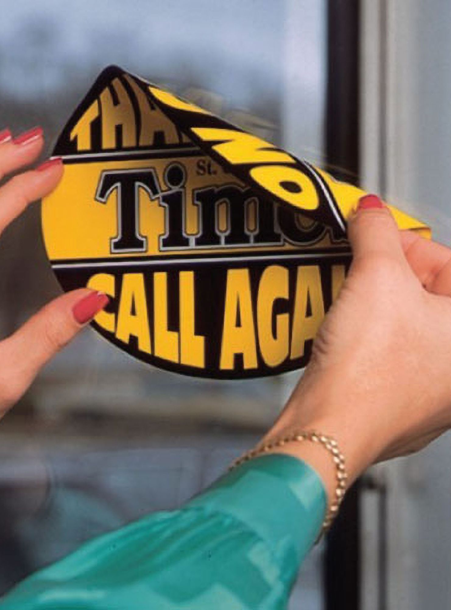 Double Sided Window Sticks - Printshape LLC