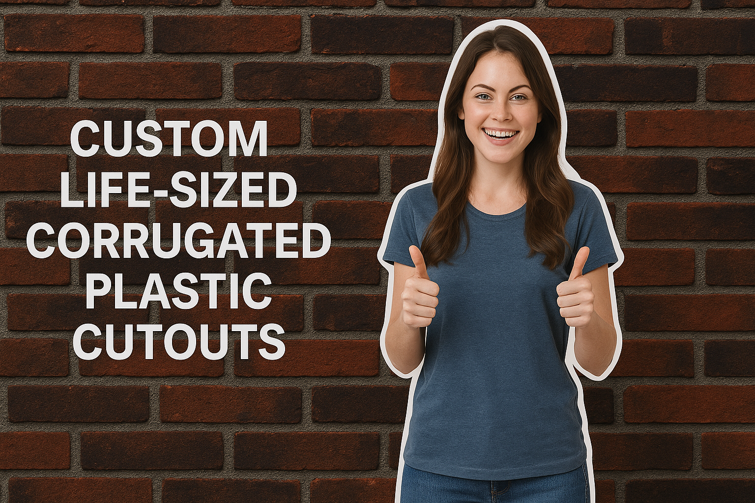 Custom Life-Sized Cutouts – Corrugated Plastic Printing | PRM Print Pros