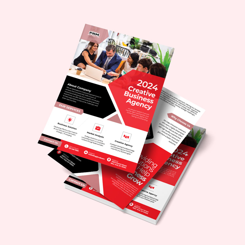 Custom Flyers Printing | Full-Color Marketing Flyers – PRM Print Pros