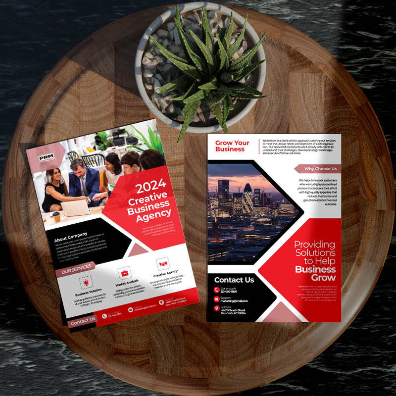 Custom Flyers Printing | Full-Color Marketing Flyers – PRM Print Pros